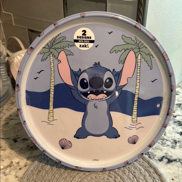 Disney | Dining | Zak Disney Stitch Melamine Plate Set | Poshmark